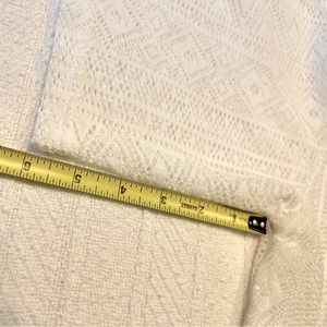 Shirts | White Mesh Net Yarn Shirt | Poshmark